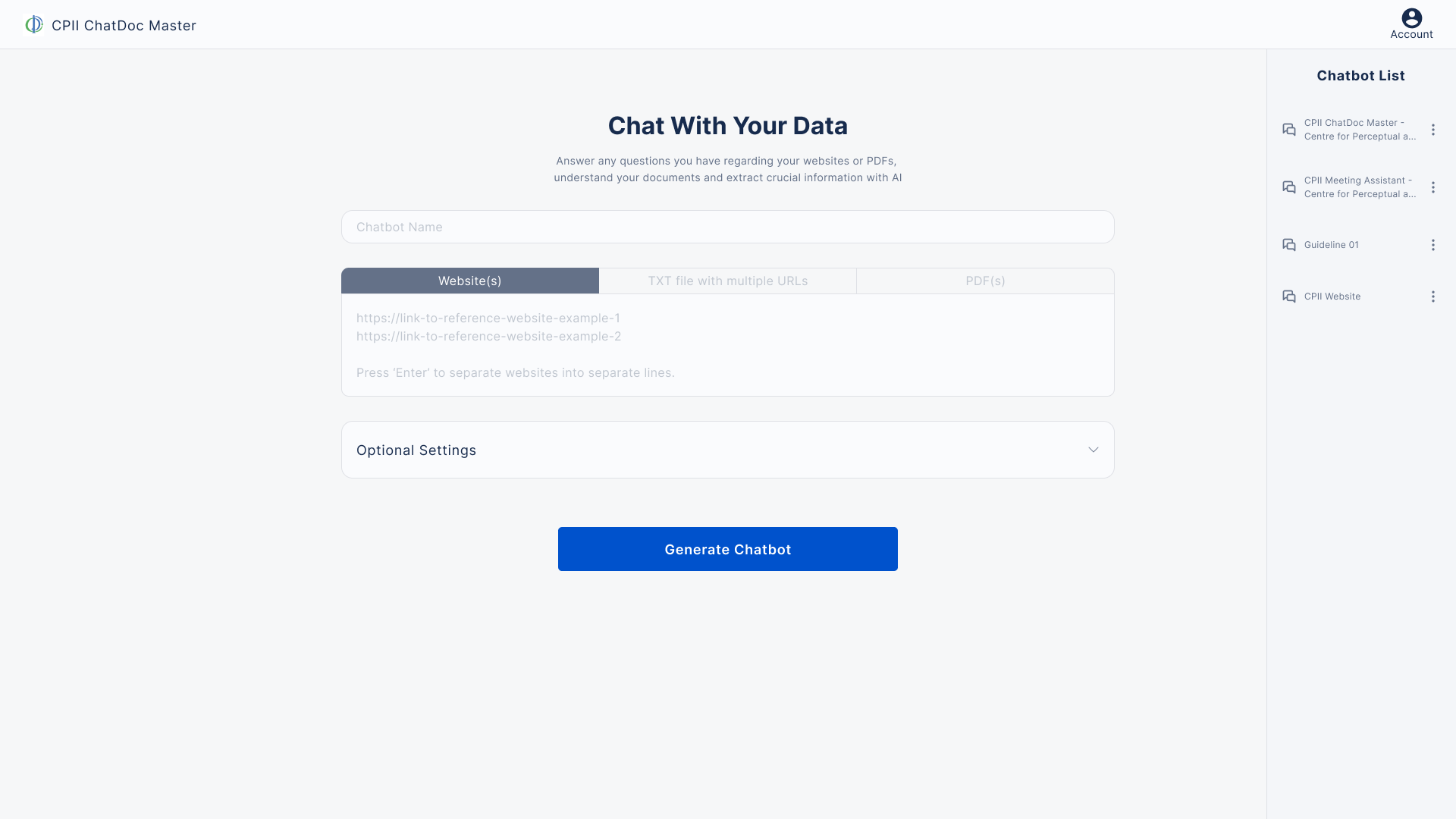 CPII ChatDoc Master – Centre for Perceptual and Interactive ...